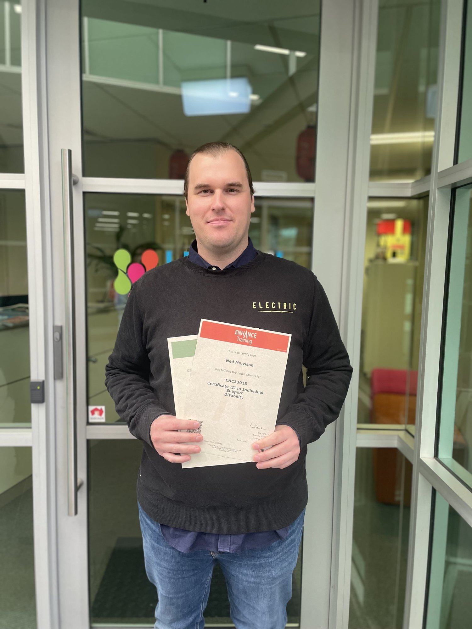 Ned Completes His Traineeship